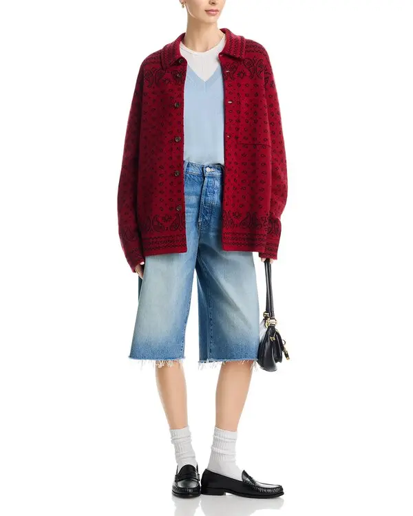 Guest In Residence Cashmere Wild Rag Work Shirt - Carmine