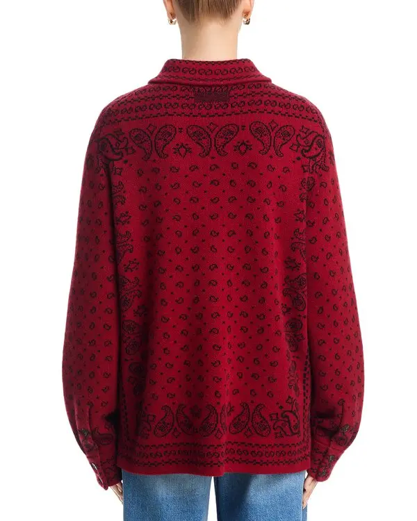 Guest In Residence Cashmere Wild Rag Work Shirt - Carmine