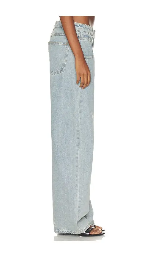 Lioness Serenity Wide Leg Jeans - Light Denim