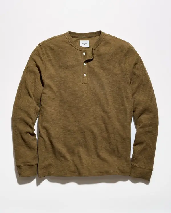 Billy Reid Slub Tuck Henley
