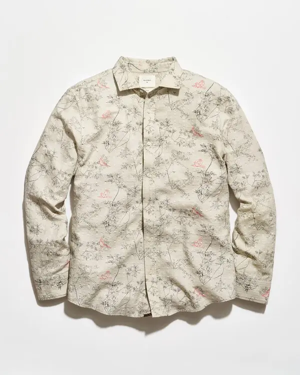 Billy Reid Cardinal Grid Cedar Shirt