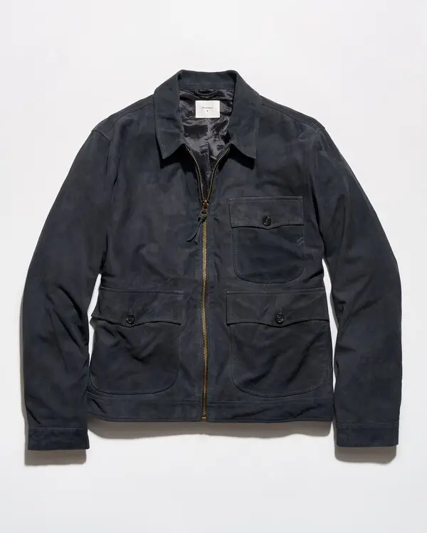 Billy Reid Suede Dutton Jacket