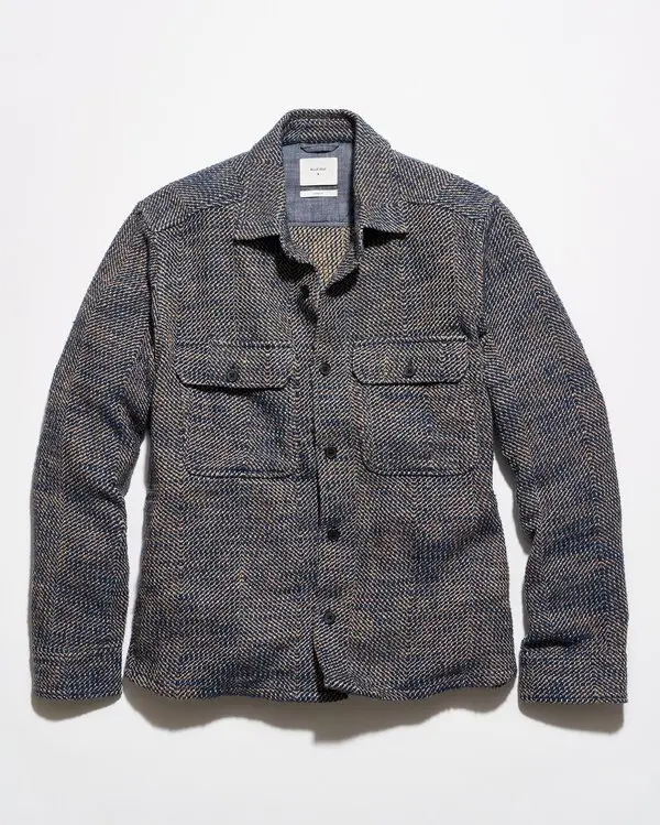 Billy Reid Herringbone Cpo Overshirt