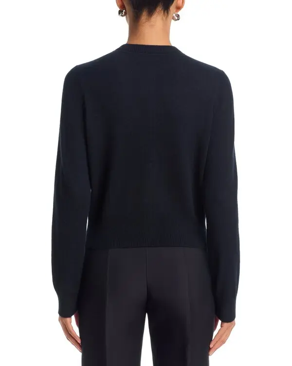 Aqua Snap Closed Cardigan Exclusive - Black