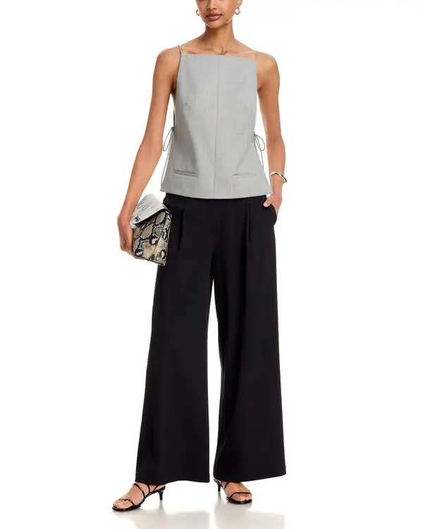 Aqua Slinky Wide Leg Pants Exclusive