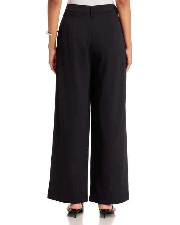 Aqua Slinky Wide Leg Pants Exclusive