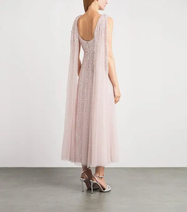 NEEDLE & THREAD Moonlight Sequin Maxi Dress