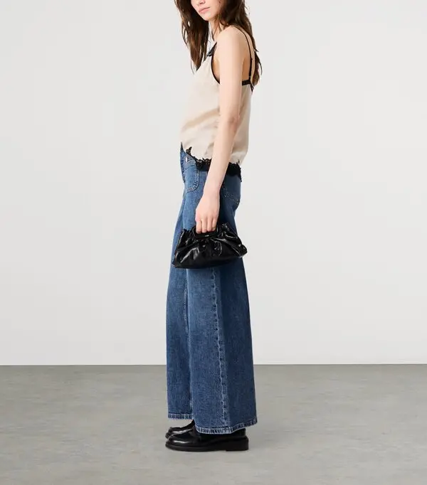 Maje Stretch Wide-leg Jeans