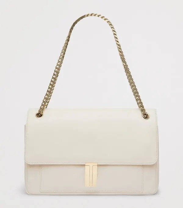 TOM FORD Large Leather Shoulder Bag