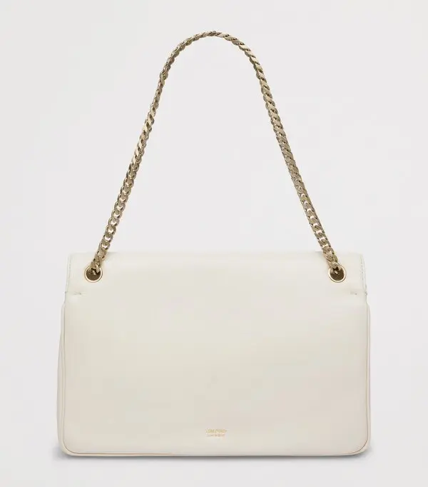 TOM FORD Large Leather Shoulder Bag