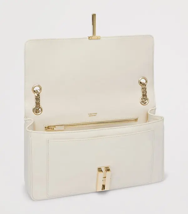TOM FORD Large Leather Shoulder Bag
