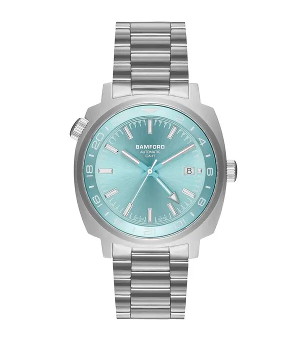 BAMFORD LONDON Stainless Steel Gmt Watch - Blue