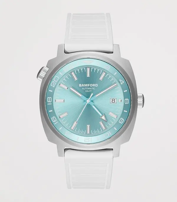 BAMFORD LONDON Stainless Steel Gmt Watch With Rotating Bezel