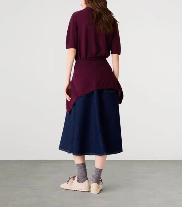 Maje Wool Polo Sweater