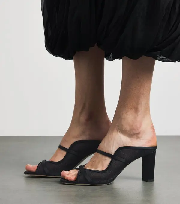 MALONE SOULIERS Mesh Norah Heeled Sandals