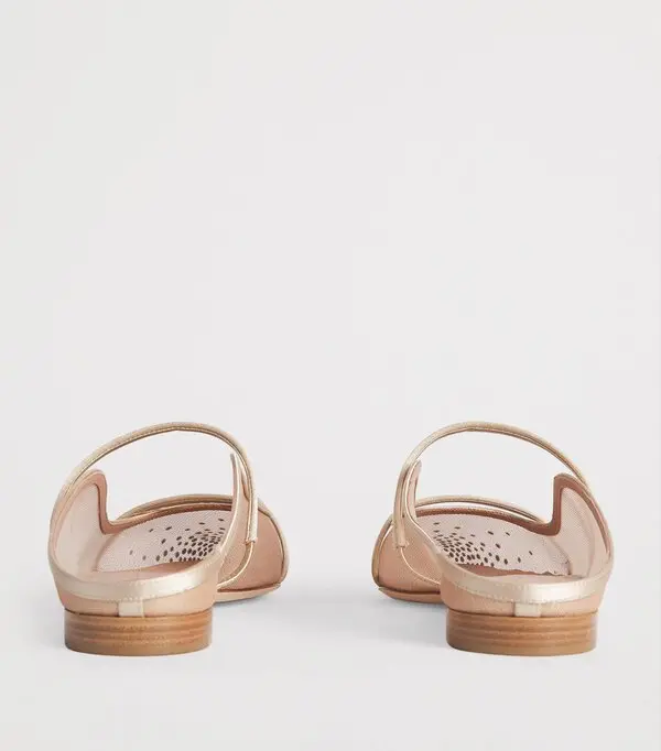 MALONE SOULIERS Embellished Mesh Maureen Mules
