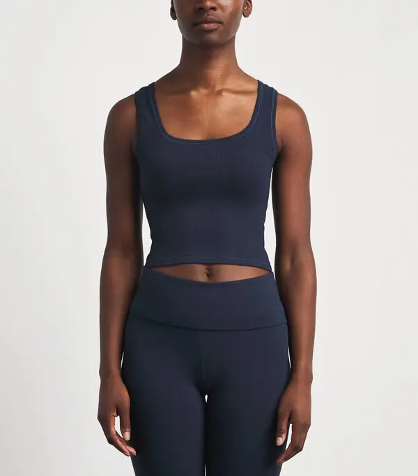 SKIMS Cotton Ribbed Cropped Tank Top