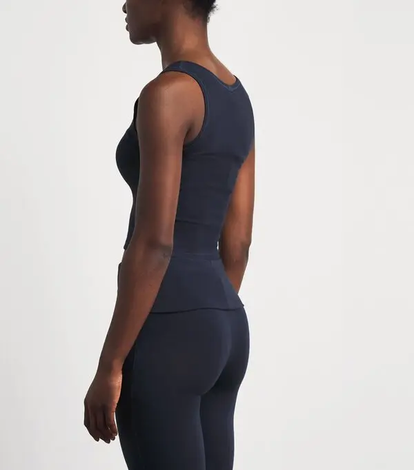 SKIMS Cotton Ribbed Cropped Tank Top