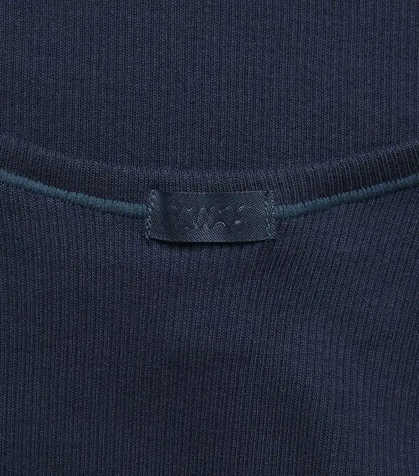 SKIMS Cotton Ribbed Cropped Tank Top