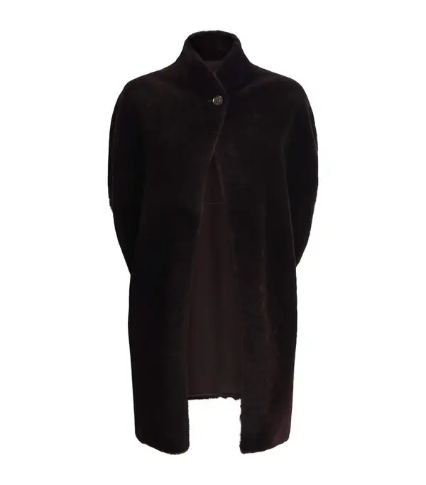 Kiton Shearling Cape