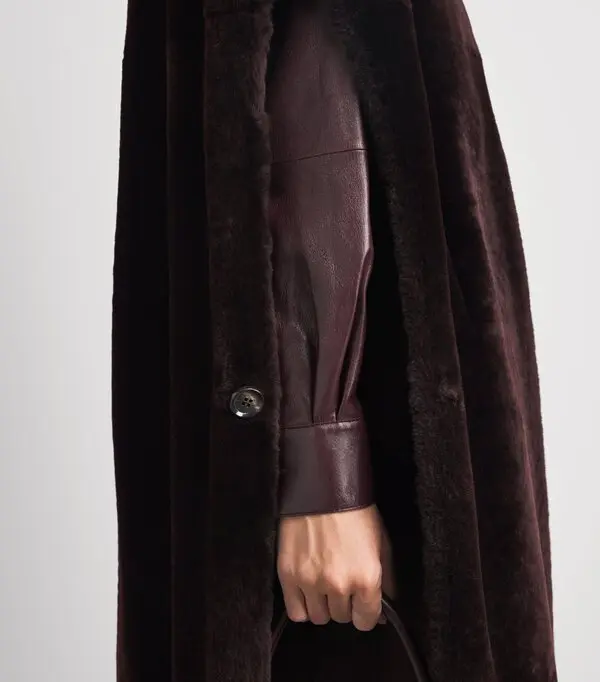 Kiton Shearling Cape