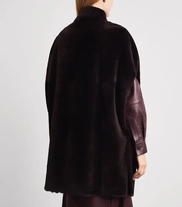 Kiton Shearling Cape