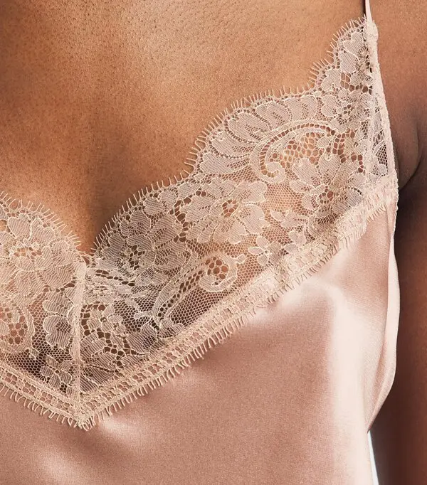 Carine Gilson Silk Cérès Lace Camisole