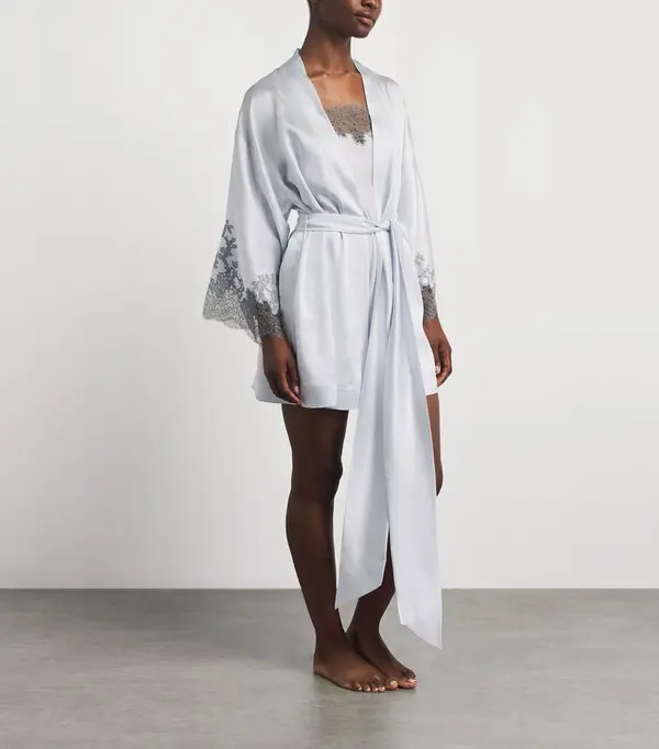 Carine Gilson Short Silk Cérès Robe