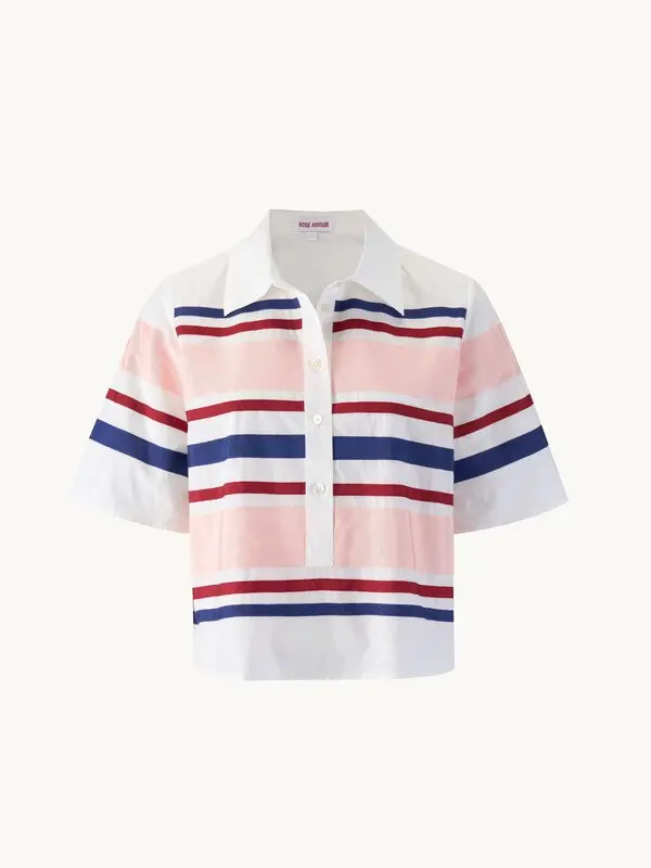 Rosie Assoulin Ribbon Rugby Top