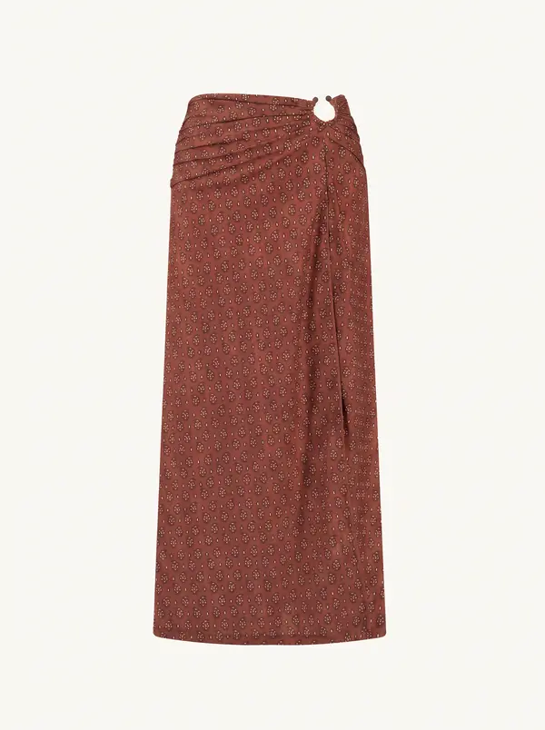Johanna Ortiz Under The Sun Skirt - Brown