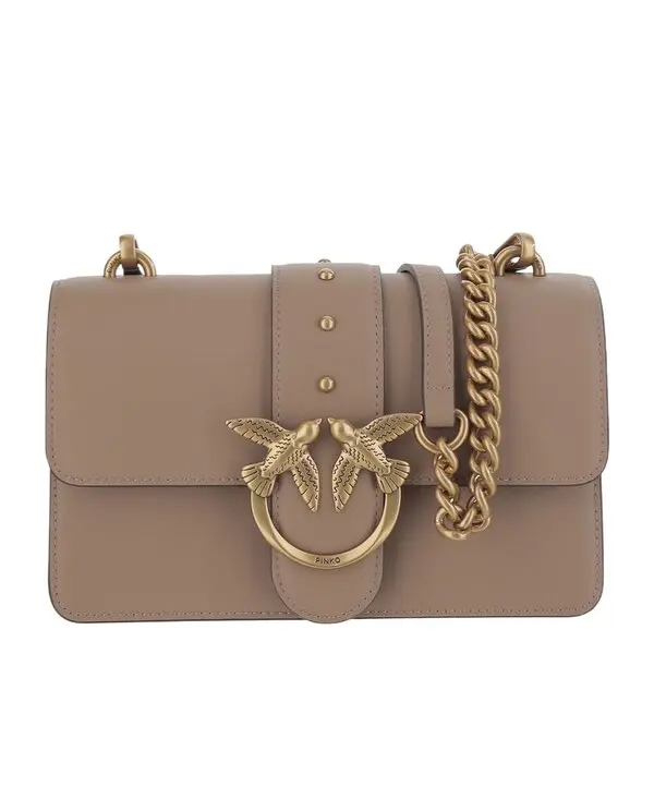 Pinko Love Birds Chain-linked Shoulder Bag