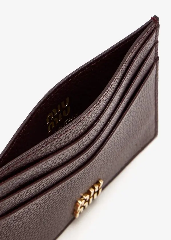 Miu Miu Leather Card Holder
