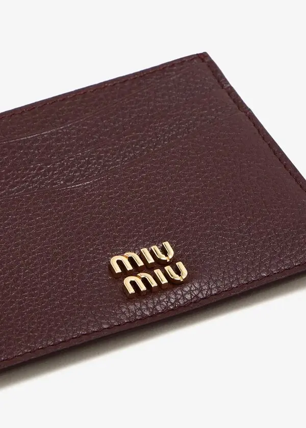 Miu Miu Leather Card Holder