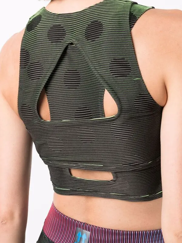 Nike Polka Dot Performance Cropped Top