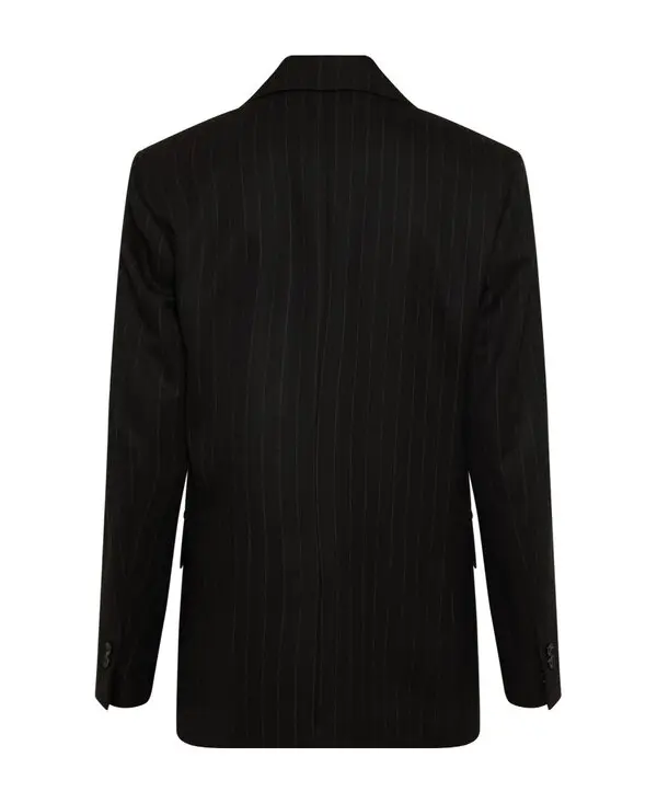 Bottega Veneta Pinstriped Wool Suit Jacket