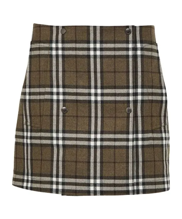 Burberry Buttoned Mini Skirt