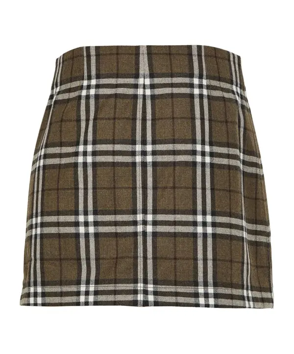 Burberry Buttoned Mini Skirt