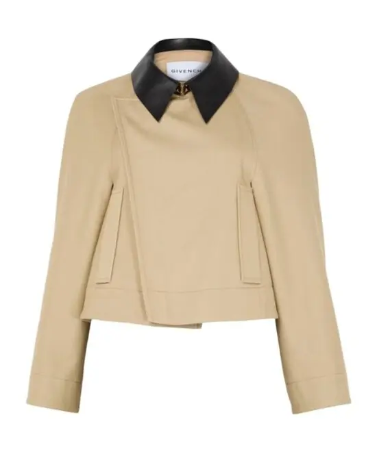 Givenchy Collared Long-sleeved Short Coat