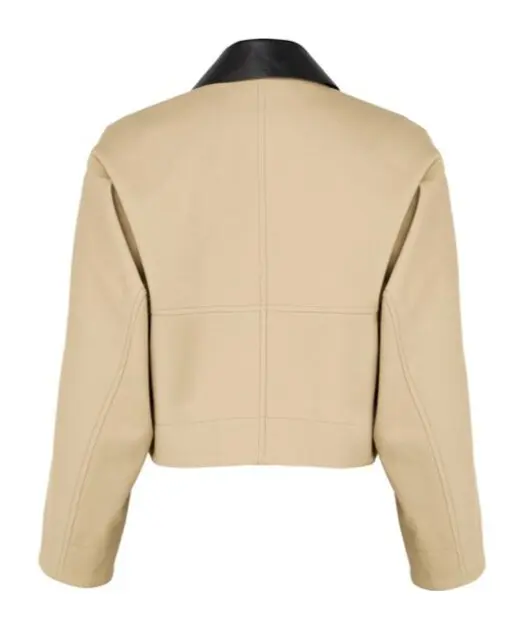 Givenchy Collared Long-sleeved Short Coat