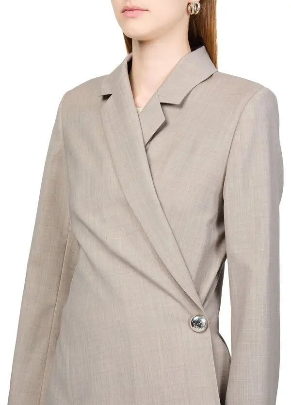 Loewe Lapel Long-sleeved Suit Jacket