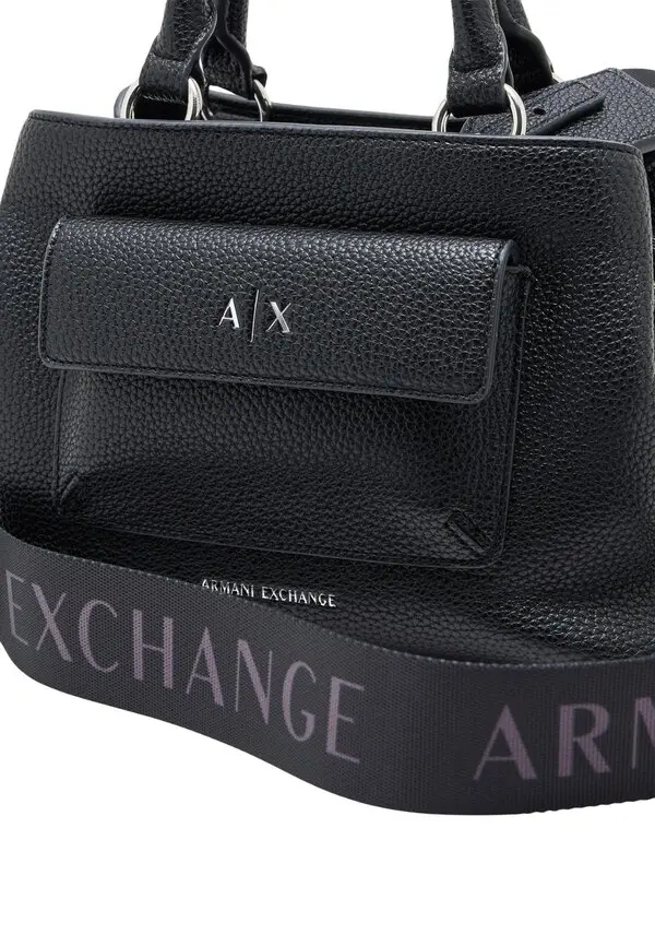 Armani Exchange Logo-detail Pocket Tote Bag