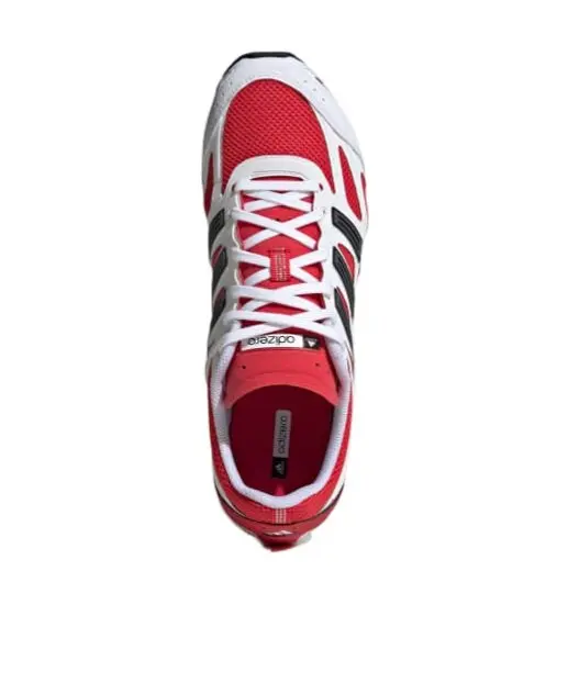 ADIDAS ORIGINALS Adizero Pr Lace-up Sneakers - Cloud White/pure Ruby Red/core Black