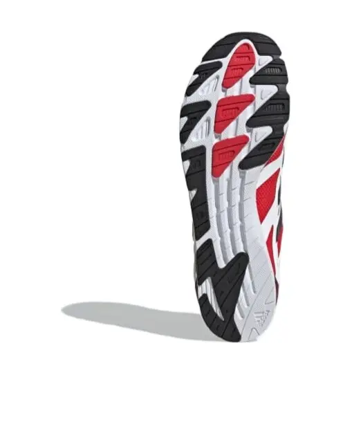 ADIDAS ORIGINALS Adizero Pr Lace-up Sneakers - Cloud White/pure Ruby Red/core Black