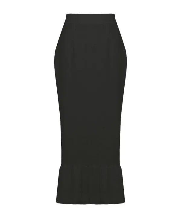 Posse Matilda Column Skirt - Black