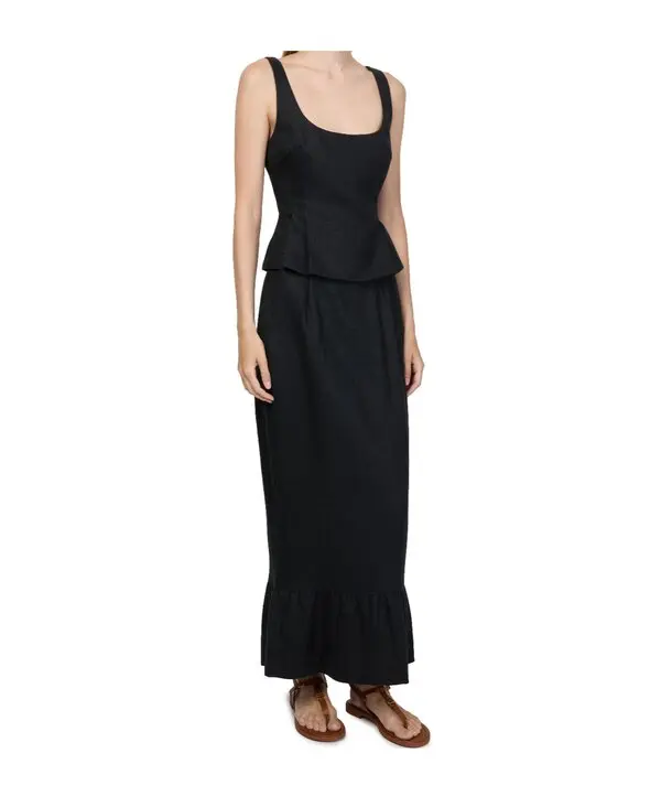 Posse Matilda Column Skirt - Black