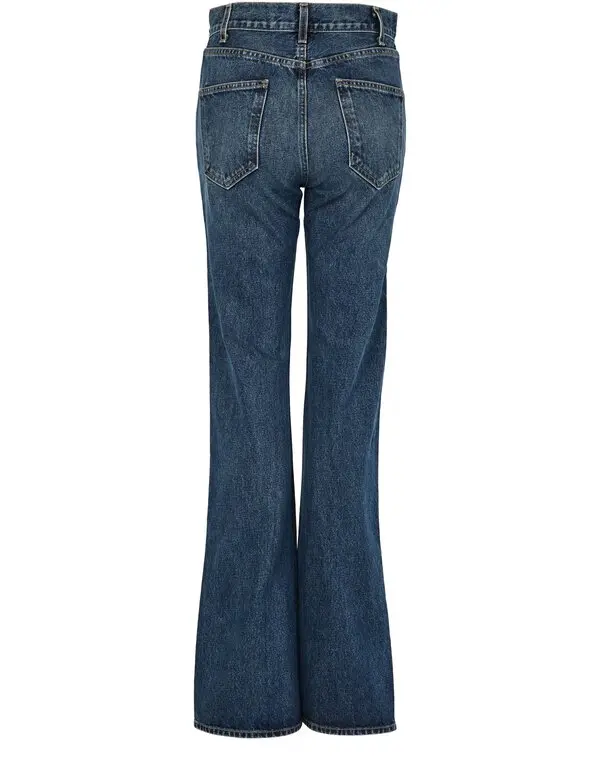 NILI LOTAN Belt Loop Denim Trousers