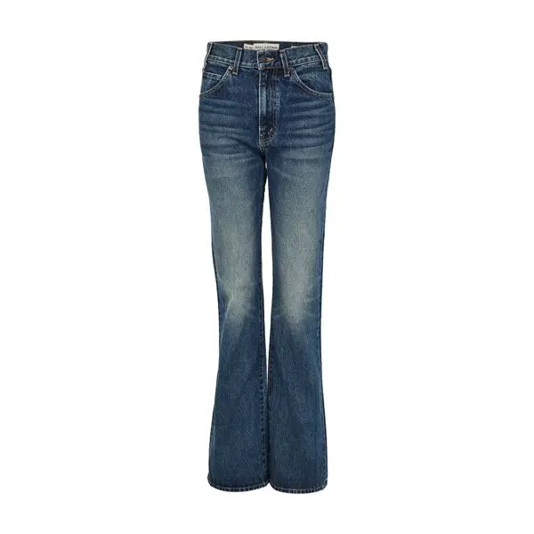 NILI LOTAN Belt Loop Denim Trousers