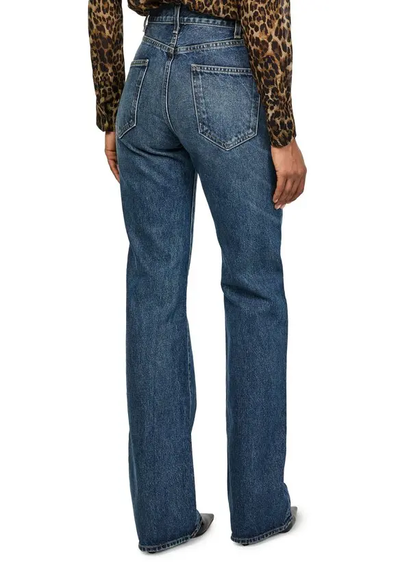 NILI LOTAN Belt Loop Denim Trousers