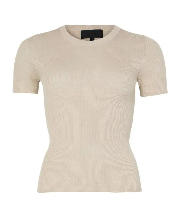 NILI LOTAN Short-sleeved T-shirt - Nude