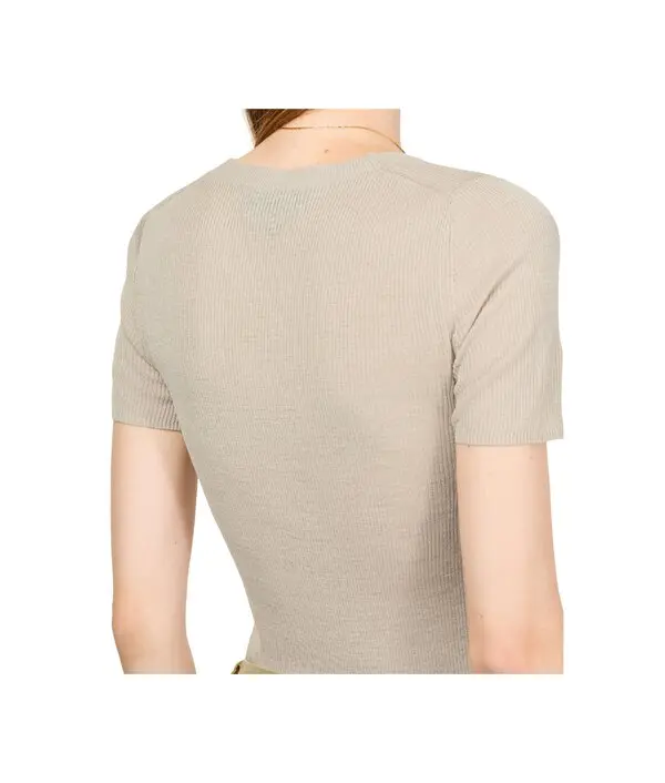 NILI LOTAN Short-sleeved T-shirt - Nude